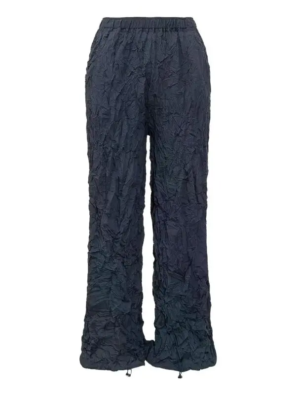 GONGDID DESIGN Hand-pleated Trousers - Blue