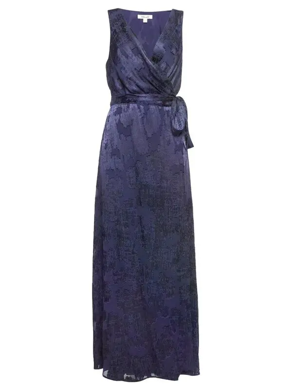 Diane Von Furstenberg Jacquard Wrap Dress - Purple