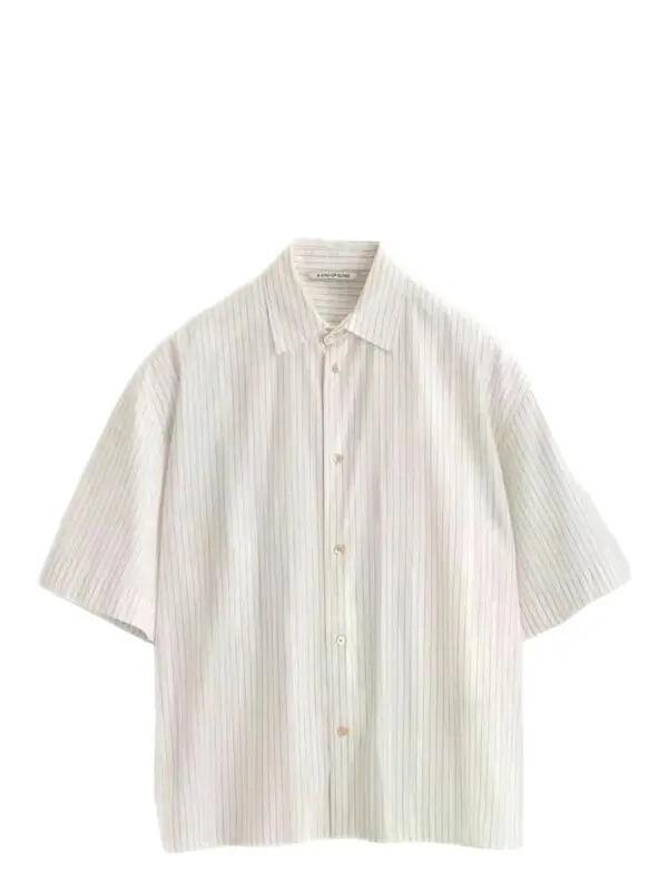 A KIND OF GUISE Bantu Striped-pattern Shirt - Neutrals