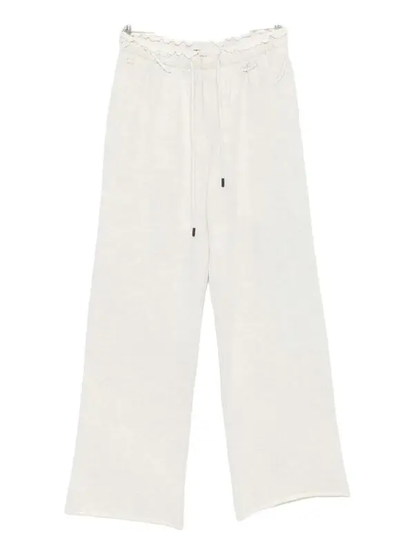 FAÇON JACMIN Drawstring-waist Track Pants - Neutrals