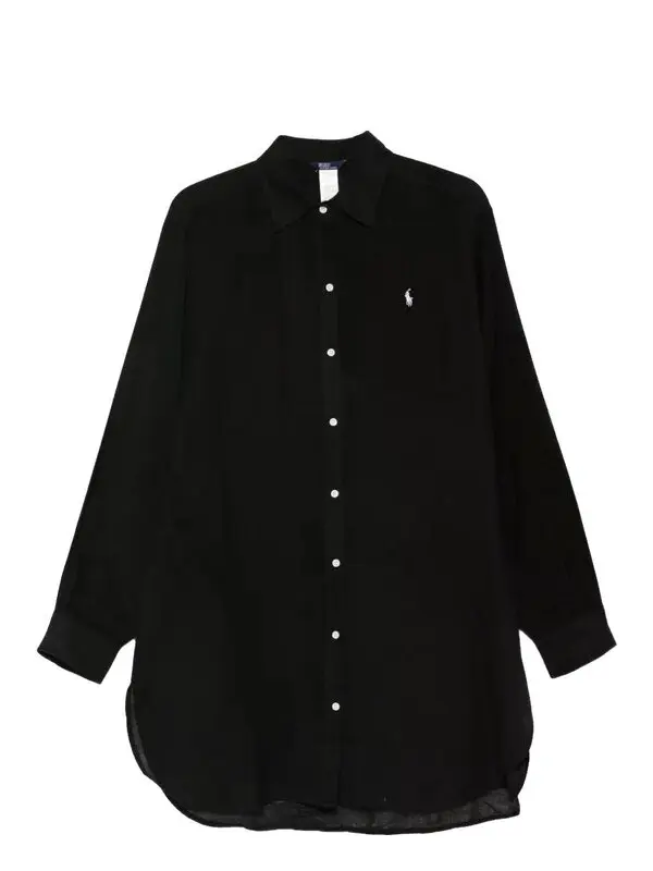 Polo Ralph Lauren Logo-embroidered Shirt - Black