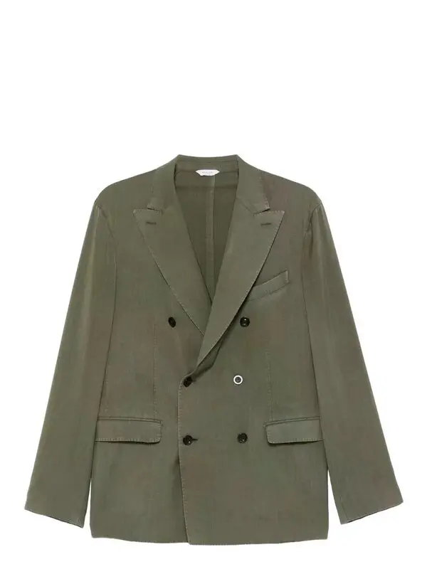 Boglioli Double-breasted Jacket - Green