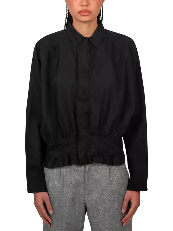 Gimaguas Ashley Ruffled Jacket - Black