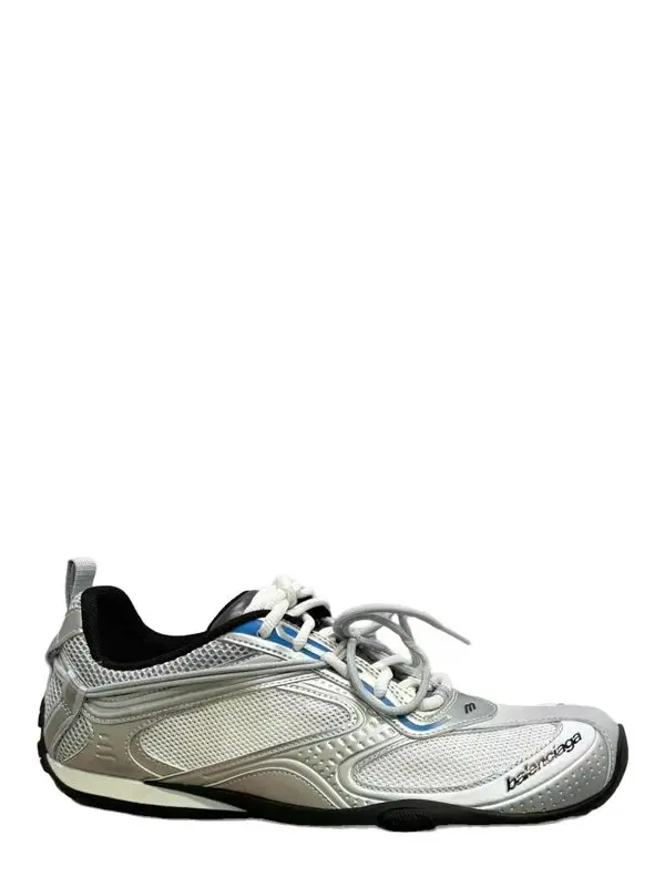 Balenciaga Radar Panelled Sneakers - Silver