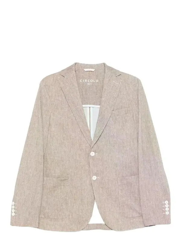 CIRCOLO 1901 Single-breasted Blazer - Neutrals
