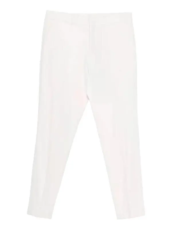 Calvin Klein Pressed-crease Trousers - White