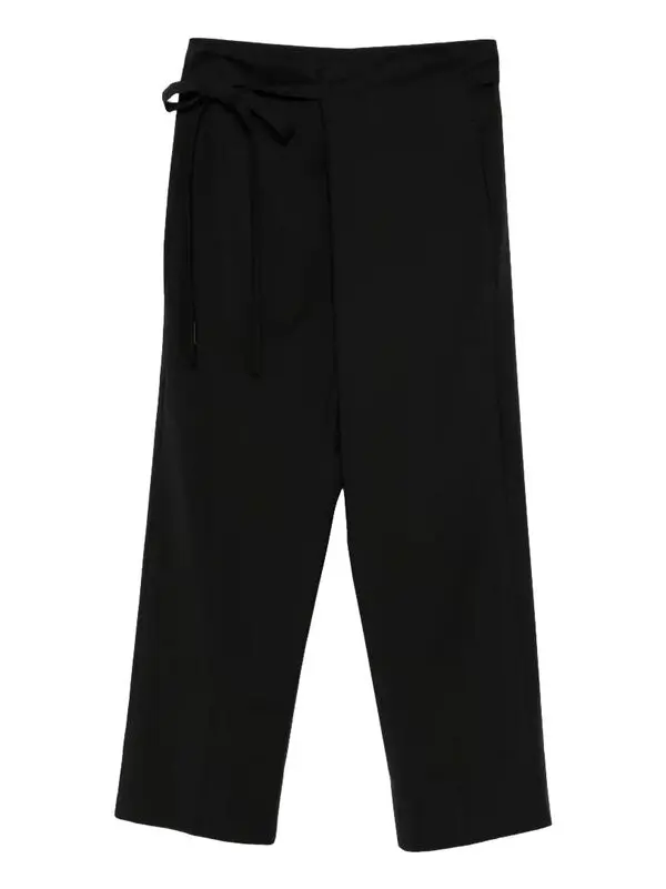 Fear Of God Wrap-design Tie-waist Trousers - Black