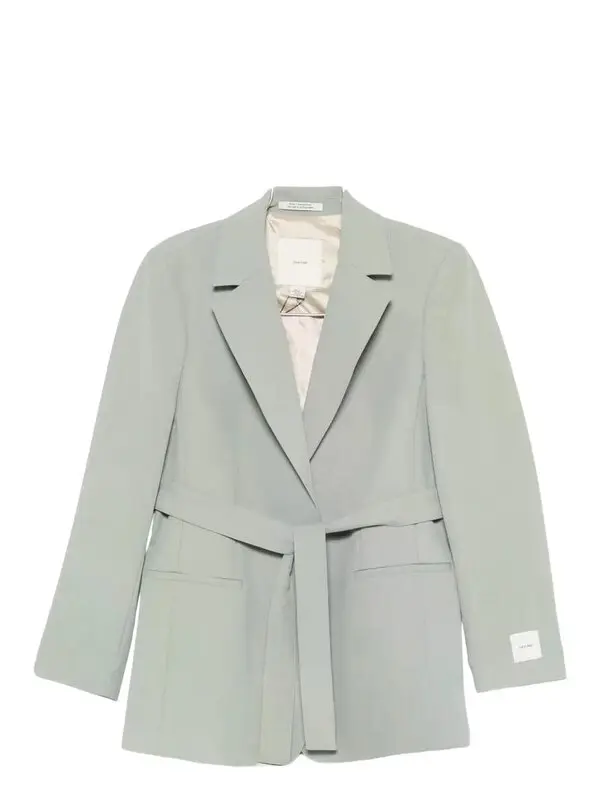 Calvin Klein Belted Blazer - Green