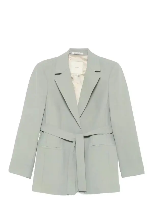 Calvin Klein Belted Blazer - Green