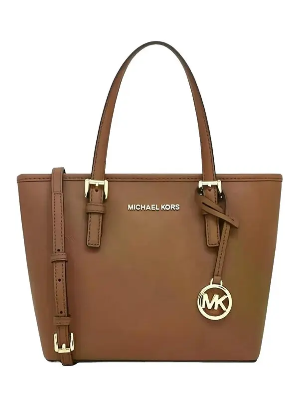 Michael Kors Top Zip Tote Bag - Brown