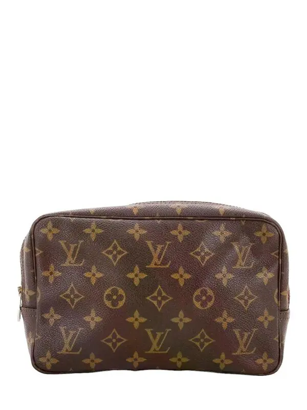 LOUIS VUITTON Trousse Toiletry 23 Monogram Canvas Pouch - Brown