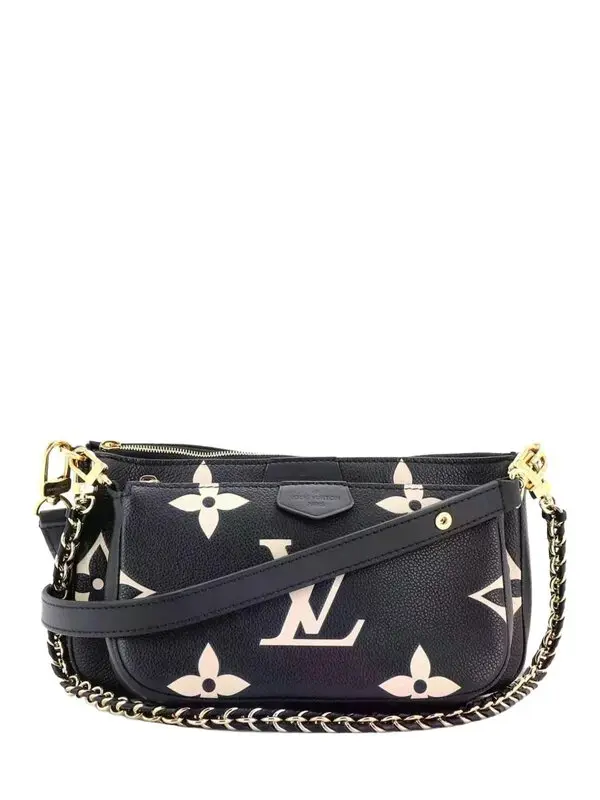 LOUIS VUITTON Multi Pochette Accessoires Bicolor Monogram Empreinte Giant - Black