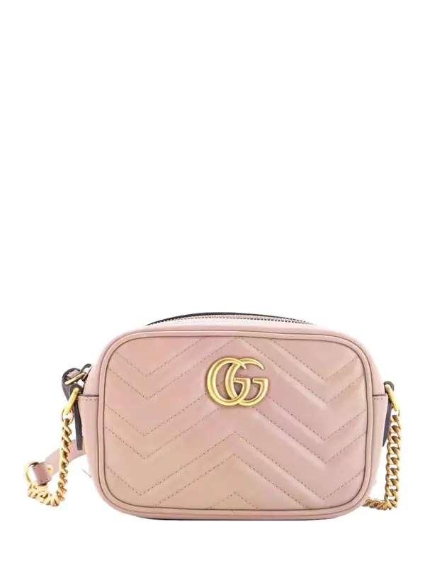Gucci Gg Marmont Mini Crossbody Bag - Neutrals