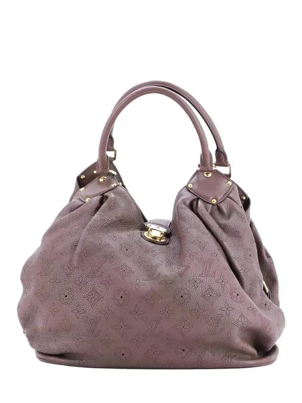 LOUIS VUITTON Mahina Leather Hobo Bag - Brown
