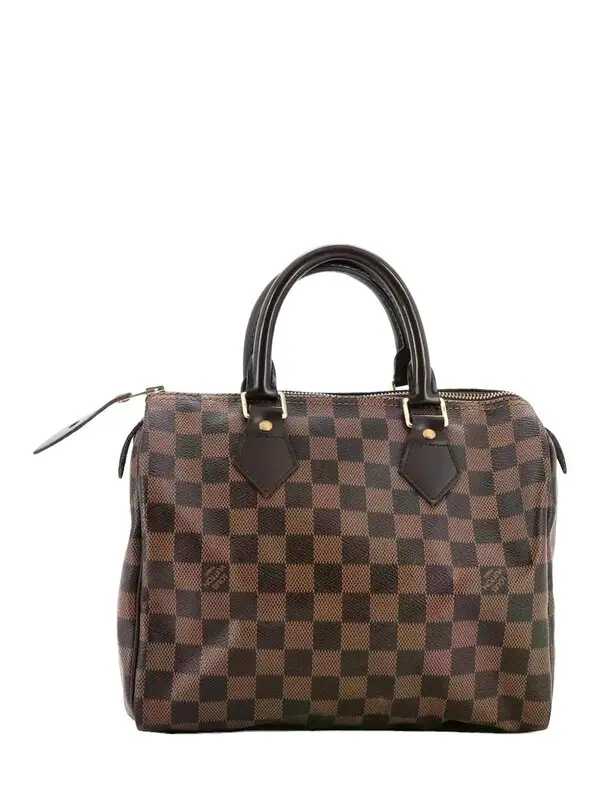 LOUIS VUITTON Damier 25 Satchel - Brown
