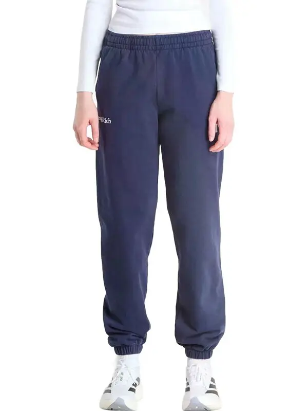 SPORTY & RICH Heritage Yankees Serif Track Pants - Blue