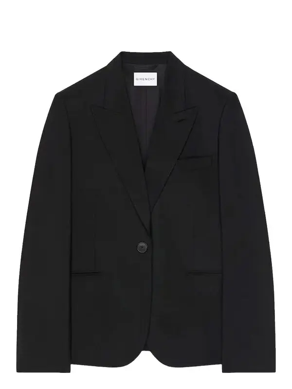 Givenchy Peak-lapel Single-breasted Jacket - Black