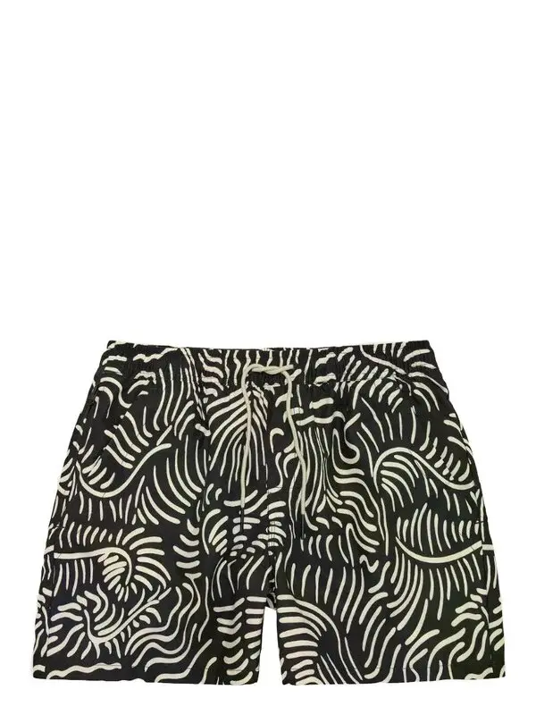 OAS Company Tar Lorenzo Swim Shorts - Black