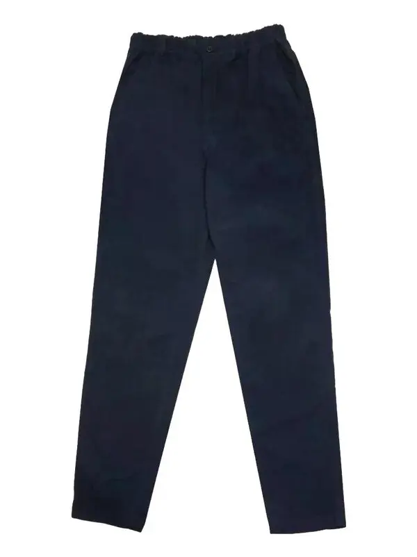 SAGE DE CRET Elasticated-waist Tapered Trousers - Blue
