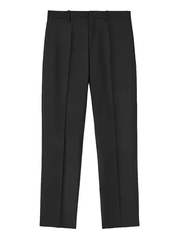 JIL SANDER Pressed-crease Trousers - Black