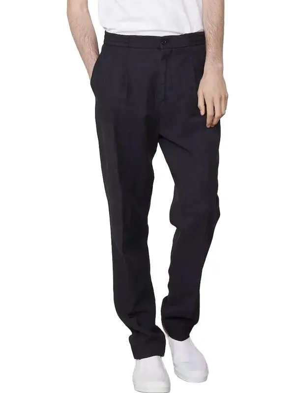 Officine Générale Drew Pleated Trousers - Black