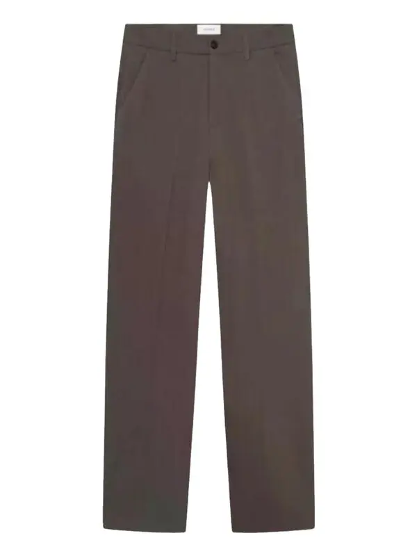 LES DEUX Como Pressed-crease Trousers - Brown