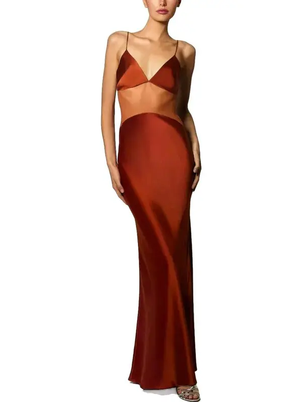 Kiki De Montparnasse Maxim Maxi Dress - Brown