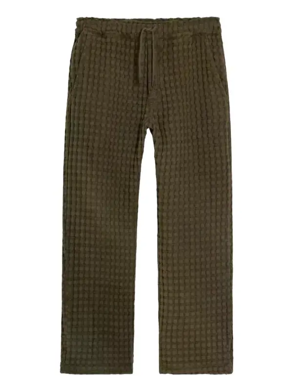 OAS Company Ayora Waffle-knit Trousers - Green