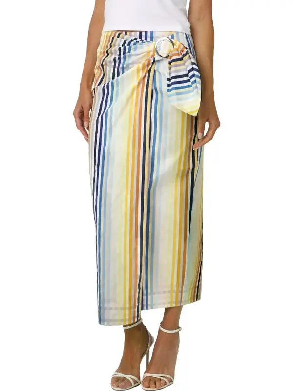 TOCCIN Gwyneth Midi Skirt - Blue