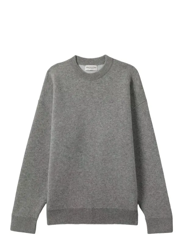 Johnstons Of Elgin Crew-neck Sweater - Grey
