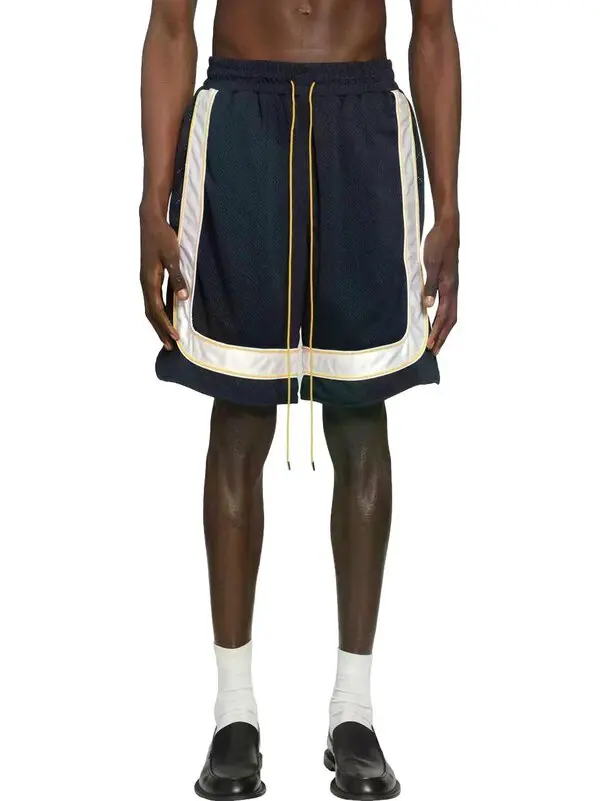 Rhude Mesh Piping Shorts - Blue