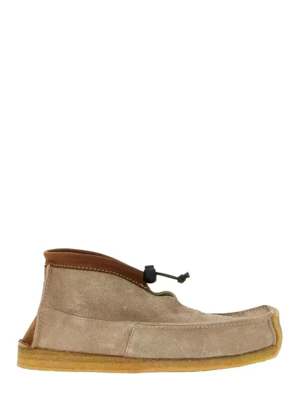 WOBURN WALK Suede Drawstring Loafers - Neutrals