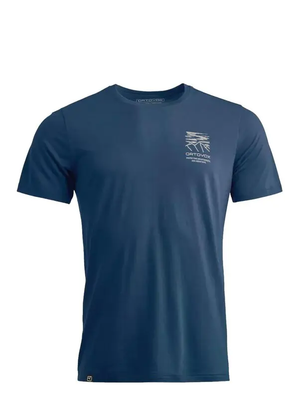 ORTOVOX Mission Logo-print T-shirt - Blue