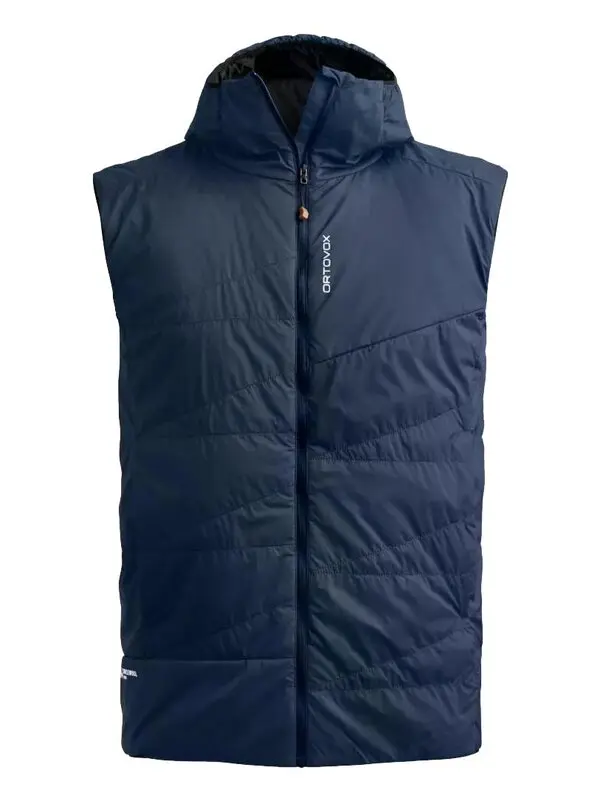 ORTOVOX Piz Duan Quilted Hooded Gilet - Blue