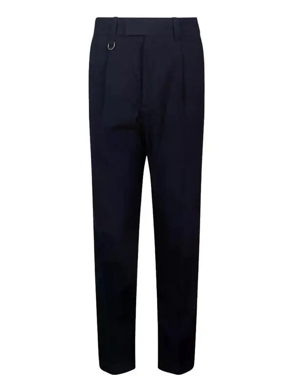 PAOLO PECORA Pleated Trousers - Blue