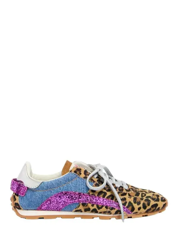 Dsquared2 Wild2" Printed Lace-up Sneakers - Neutrals
