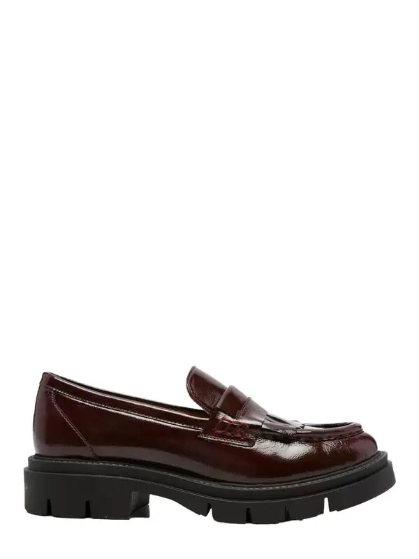 SERGIO MORETTI FIRENZE Lug-sole Loafers - Red