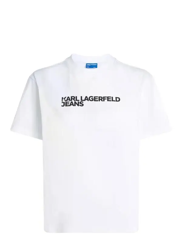 Karl Lagerfeld Logo-print Short-sleeve T-shirt - White