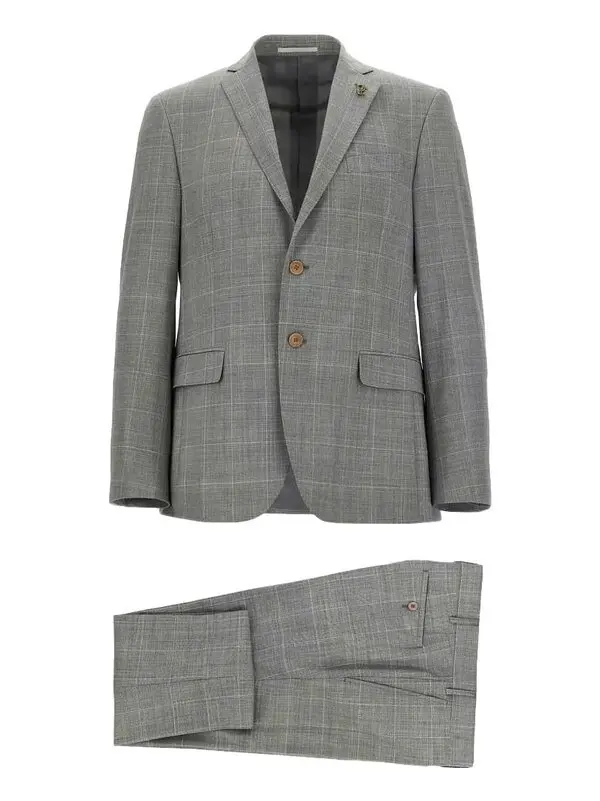 Pal Zileri Check-pattern Suit - Grey