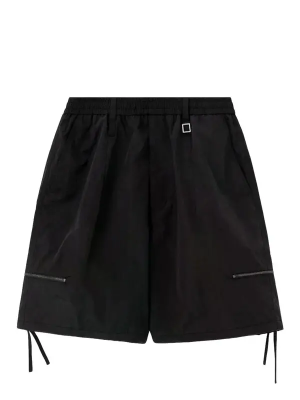 WOOYOUNGMI Drawstring Cargo Shorts - Black
