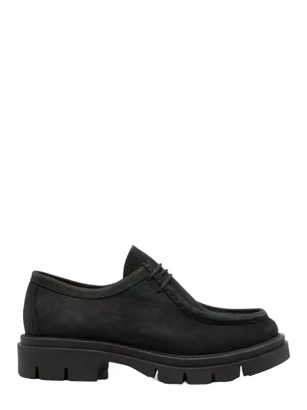 SERGIO MORETTI FIRENZE Lace-up Lug-sole Derby Shoes - Black
