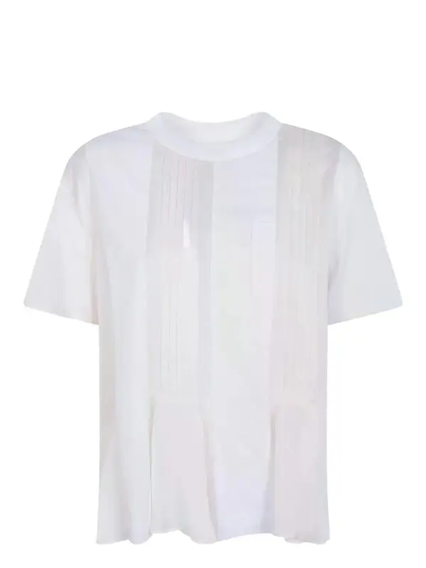 Sacai Paneled T-shirt - White