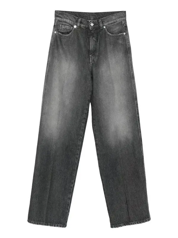 NINE:INTHE:MORNING Dora Faded-effect Jeans - Grey