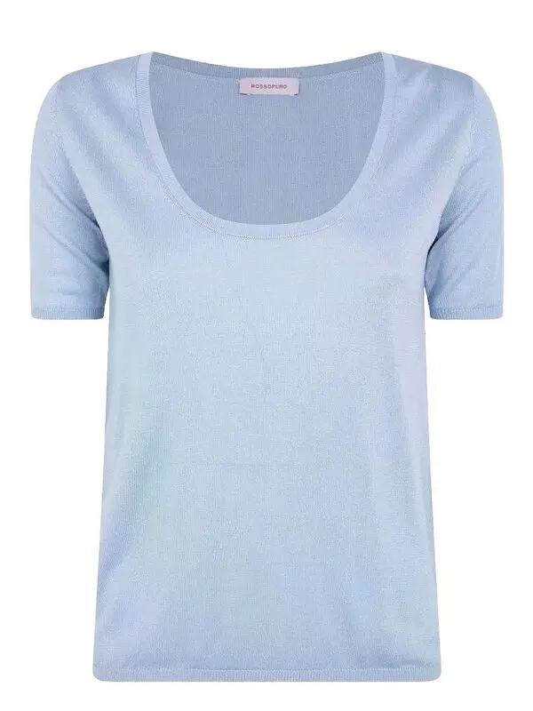 Rossopuro Silk T-shirt - Blue