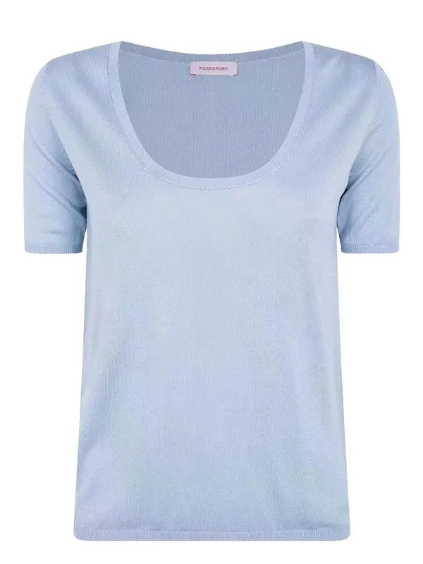 Rossopuro Silk T-shirt - Blue