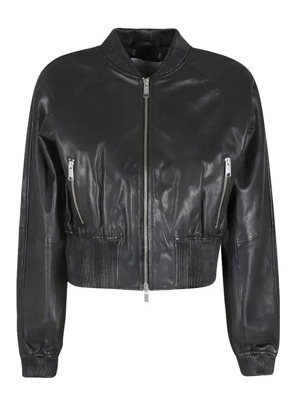 HERSKIND Dario Leather Jacket - Black