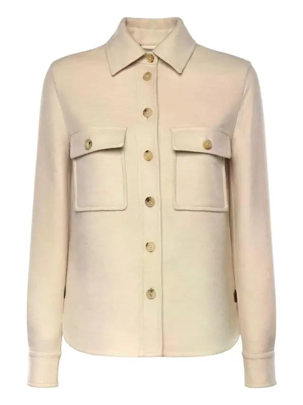 Loro Piana Yannis Pocket Buttoned Jacket - Neutrals