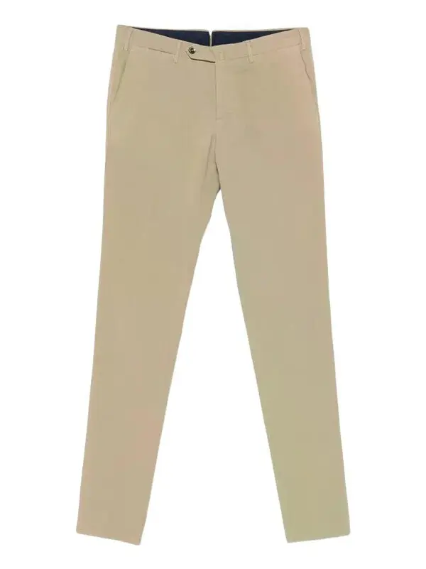 PT TORINO Belt-loop Pocket Trousers - Neutrals