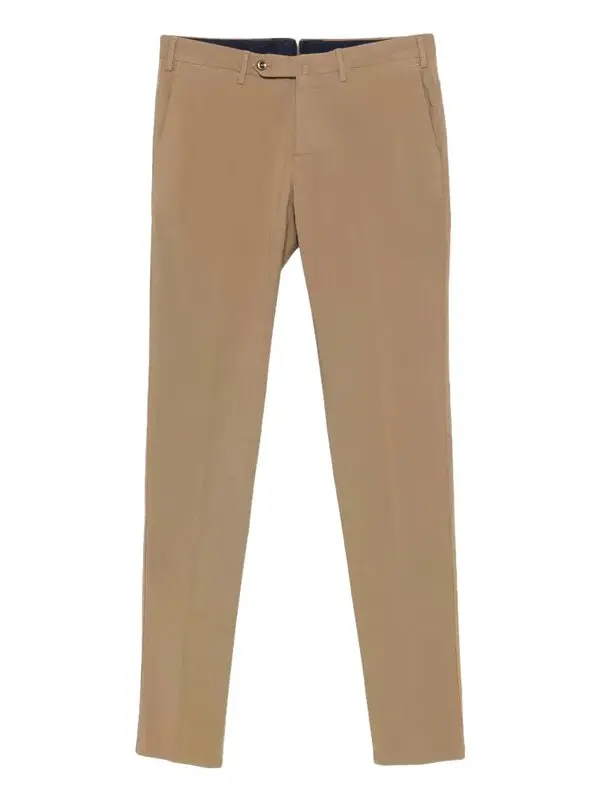 PT TORINO Belt-loop Pocket Trousers - Neutrals