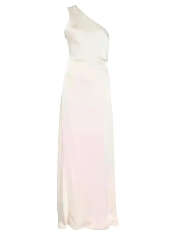 ELEH One-shoulder Floor-length Dress - Neutrals